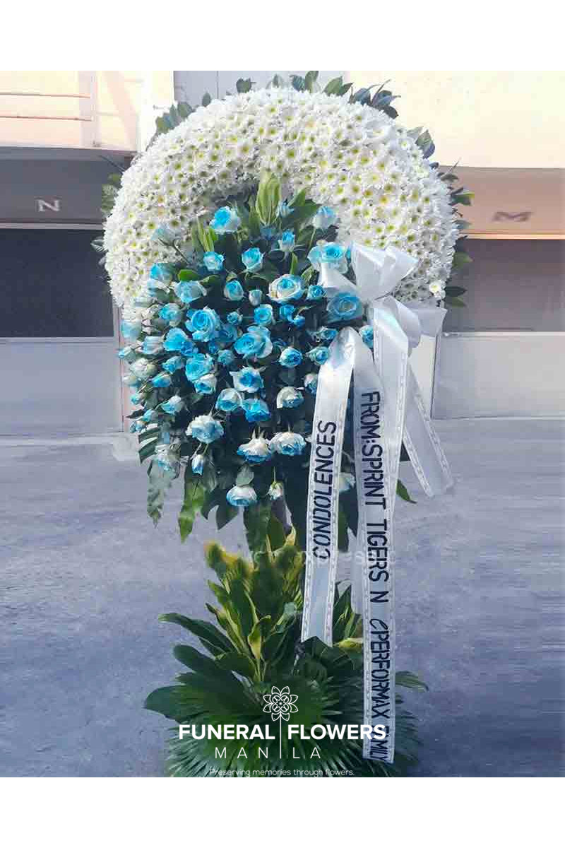 Bluer Than Blue – Funeral Flowers Manila