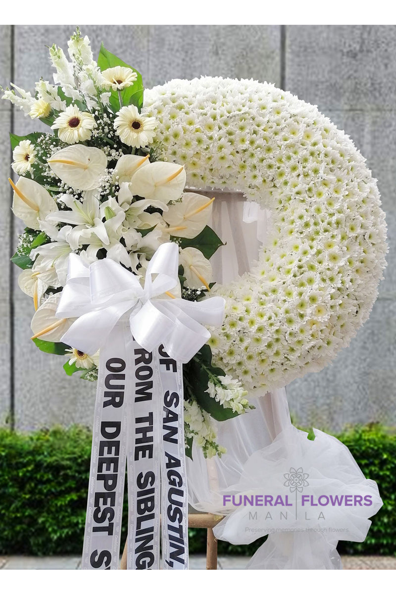The Infinity Sympathy Flowers – Funeral Flowers Manila